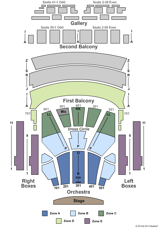 Joffrey Ballet Chicago Seating Chart