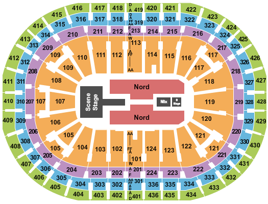 Centre Bell Tickets & Seating Chart - Event Tickets Center