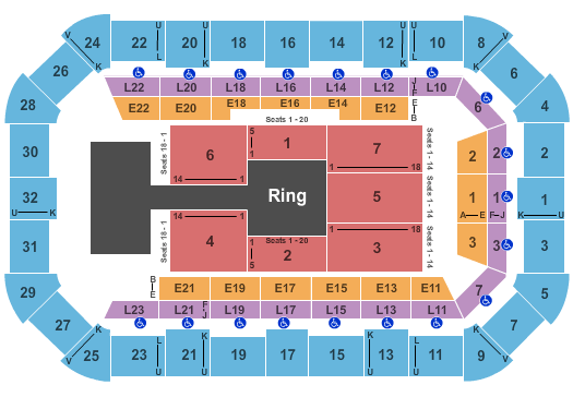 Dow Event Seating Chart