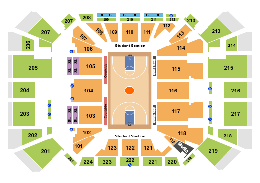 Fifth Third Arena Tickets & Seating Chart - ETC