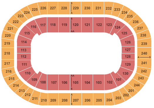 MVP Arena Tickets & Seating Chart - Event Tickets Center