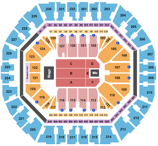 Oakland Arena Tickets & Seating Chart - Event Tickets Center