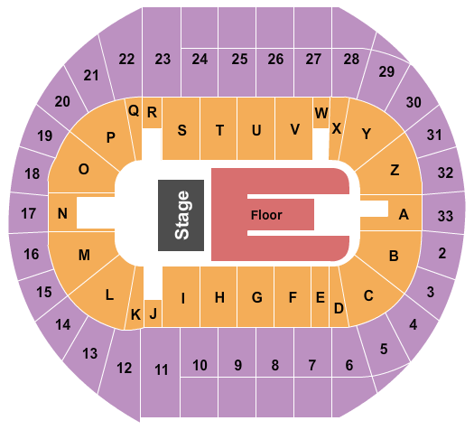 Pacific Coliseum Seating Chart | CloseSeats.com