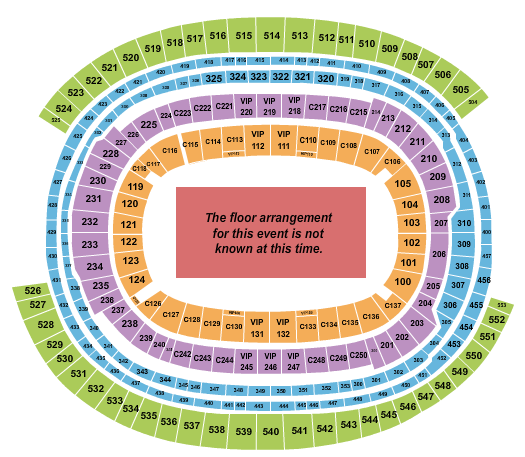 SoFi Stadium Seating Chart & Maps - Los Angeles