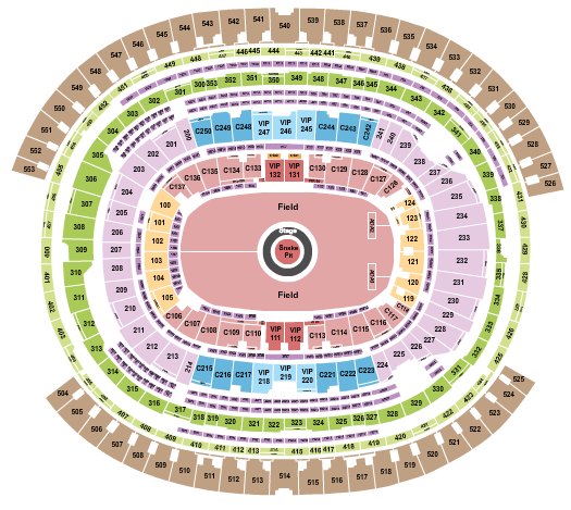 SoFi Stadium Tickets & Seating Chart - Event Tickets Center