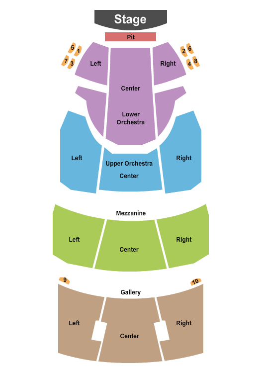 Theatre Under The Stars Seating Chart For All Events