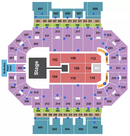 Allen County War Memorial Coliseum Tickets & Seating Chart