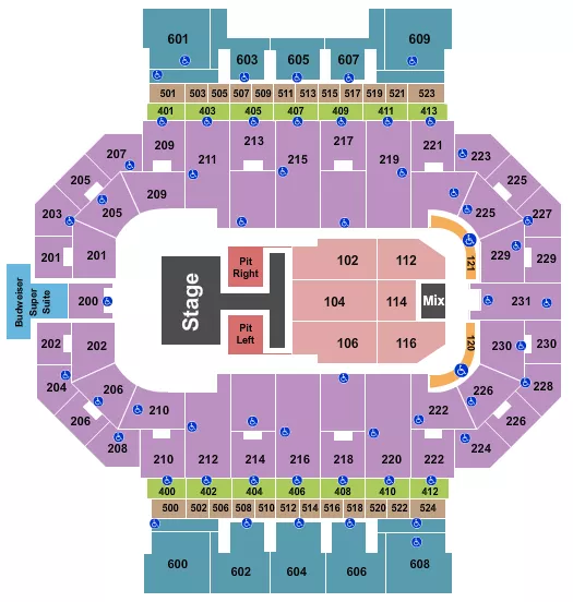 Allen County War Memorial Coliseum Tickets & Seating Chart