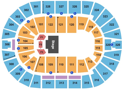 Bok Center Seating Chart With Rows | Cabinets Matttroy