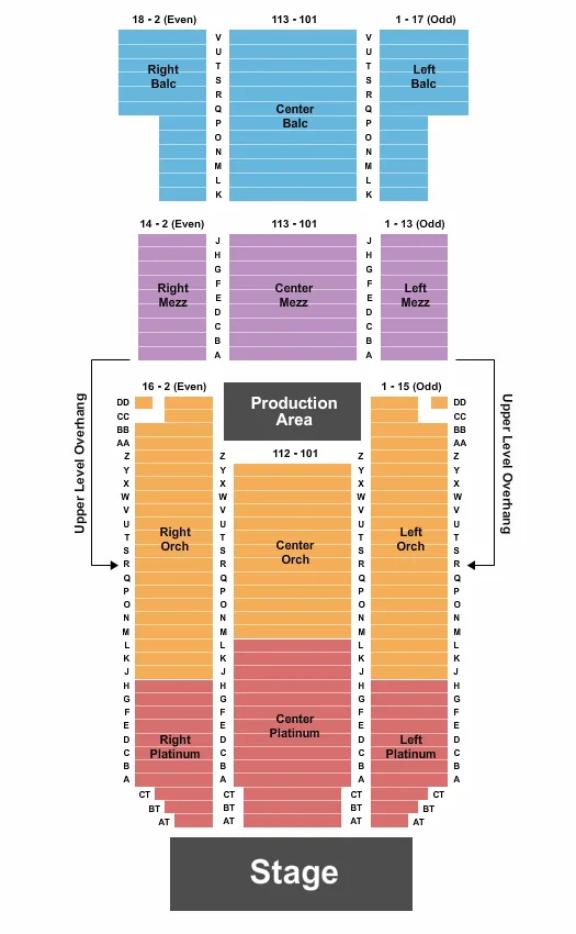 Bergen Performing Arts Center Tickets & Seating Chart - ETC
