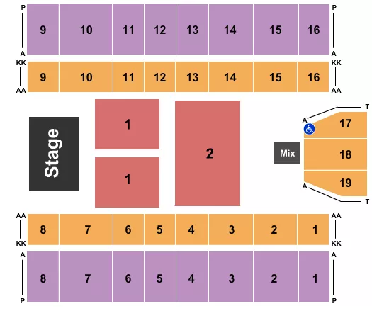 Huntington Center Seating Map | Cabinets Matttroy