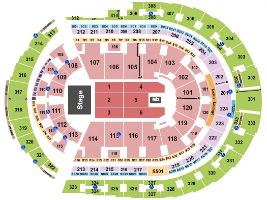 Bridgestone Seating Chart With Rows Concert | Cabinets Matttroy