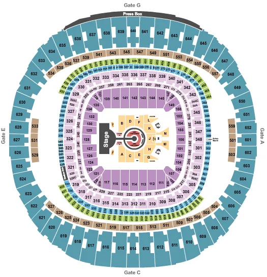 Superdome Seating Chart For Essence Festival | Cabinets Matttroy