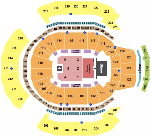Chase Center Tickets & Seating Chart - Event Tickets Center