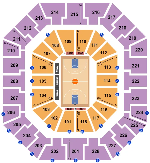 Colonial Life Arena Tickets & Seating Chart - ETC