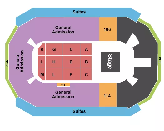 Allen Event Center Seating