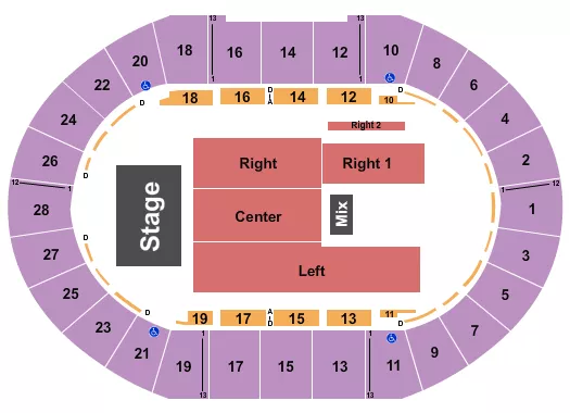 DECC - Arena Tickets & Seating Chart - Event Tickets Center