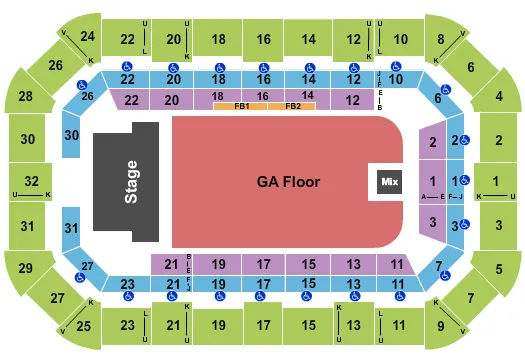 Dow Arena At Dow Event Center Tickets & Seating Chart - ETC