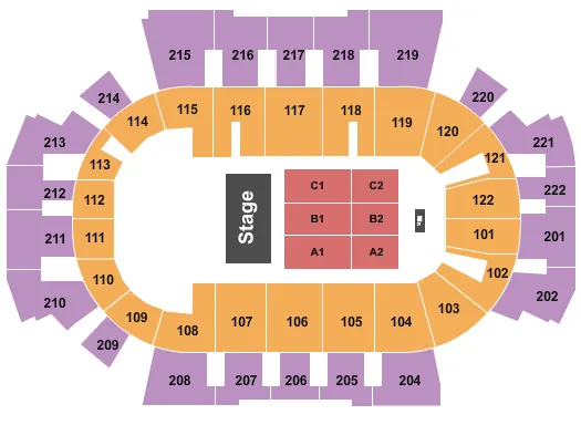 Family Arena Tickets & Seating Chart - Event Tickets Center