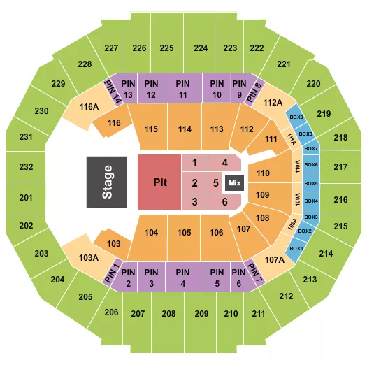 FedExForum Tickets & Seating Chart - Event Tickets Center