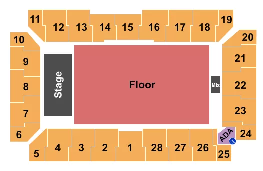 Visions Veterans Memorial Arena: Tickets, Schedule & Seating