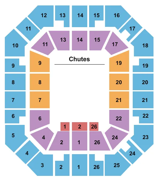 Freedom Hall Civic Center Tickets & Seating Chart - ETC