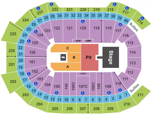 Giant Center Tickets & Seating Chart - Event Tickets Center