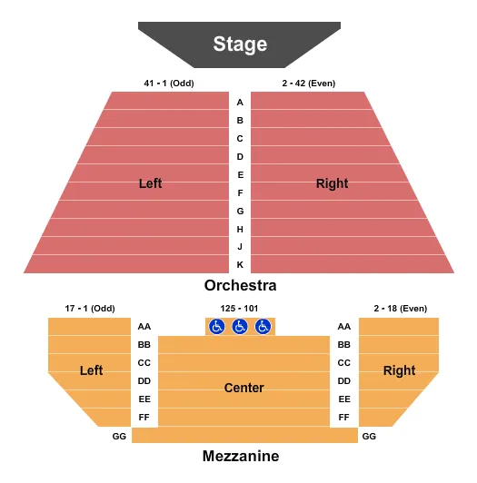 Gordon Center For Performing Arts Shows