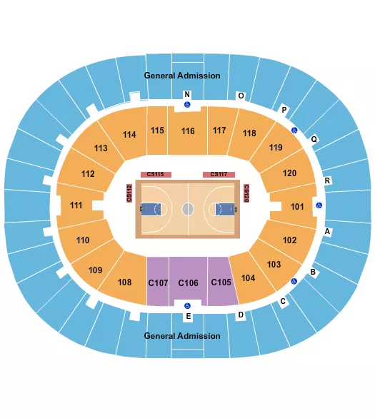 Humphrey Coliseum Tickets & Seating Chart - ETC