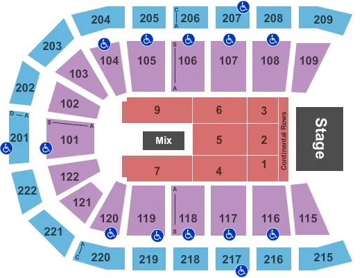 Huntington Center Tickets & Seating Chart - ETC