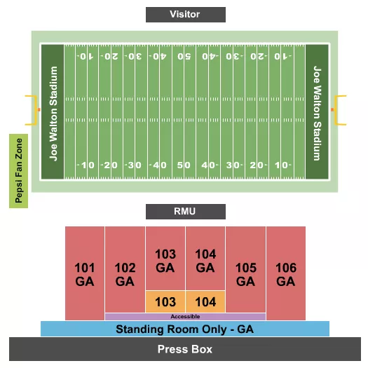 Joe Walton Stadium Events
