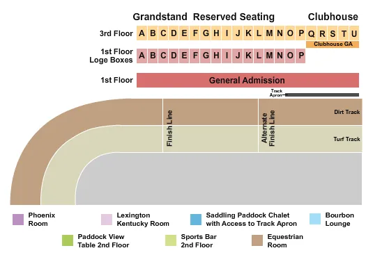 Keeneland Tickets & Seating Chart - Event Tickets Center