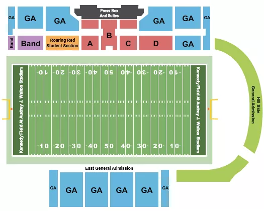 Kennedy Field At Audrey J. Walton Stadium Events