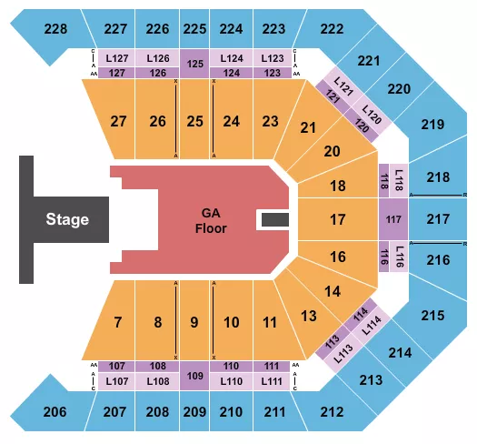 Mgm Arena Seating Map Dolby Live At Park MGM Tickets Dolby Live At