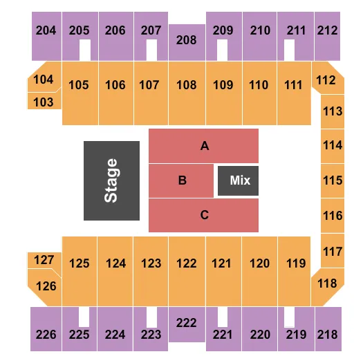 Macon Centreplex Tickets & Seating Chart - ETC