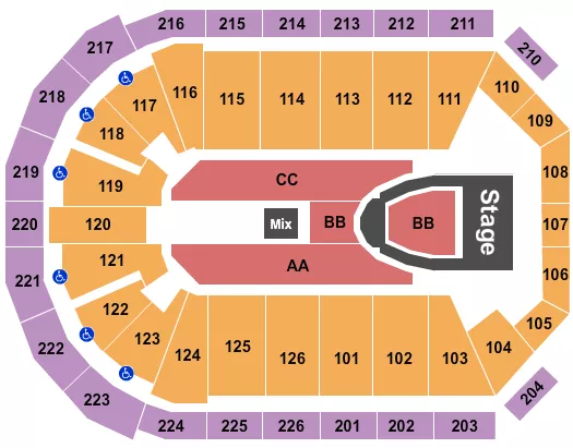 Maverik Center Tickets & Seating Chart - ETC
