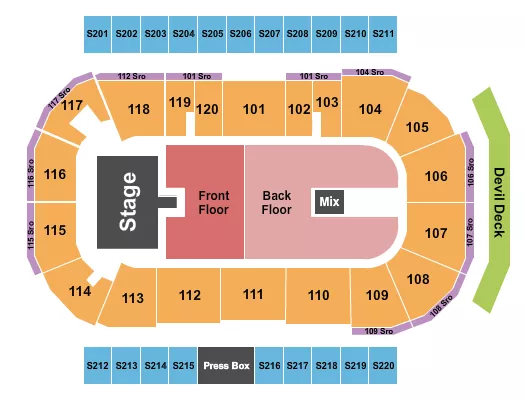 Mullett Arena Tickets & Seating Chart - ETC