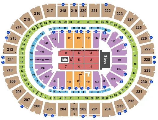 Consol Energy Center Seating Charts