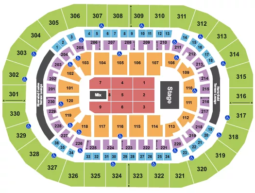 Paycom Center Tickets & Seating Chart - Event Tickets Center