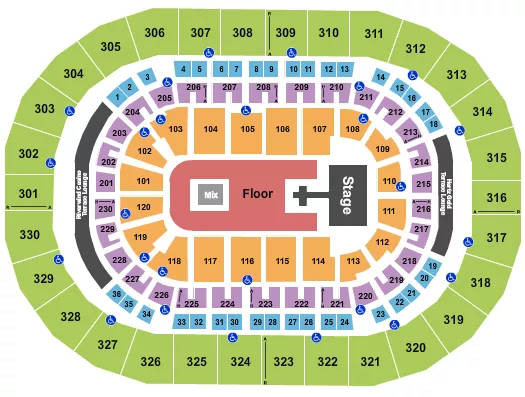 Paycom Center Tickets & Seating Chart - Event Tickets Center