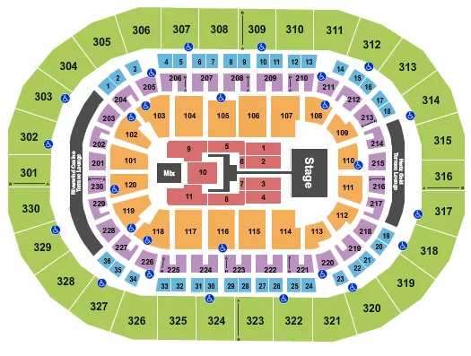 Paycom Center Tickets & Seating Chart - Event Tickets Center