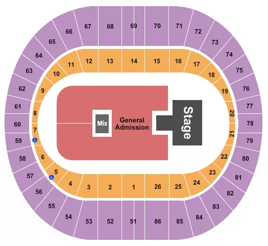 Portland Veterans Memorial Coliseum Tickets & Seating Chart