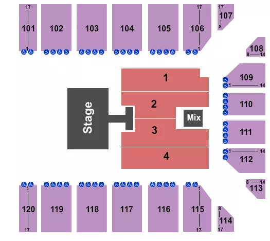 Reno Events Center Tickets & Seating Chart - ETC