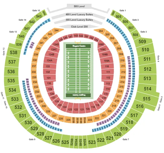 Rogers Centre Seating Chart Toronto Blue Jays Suites