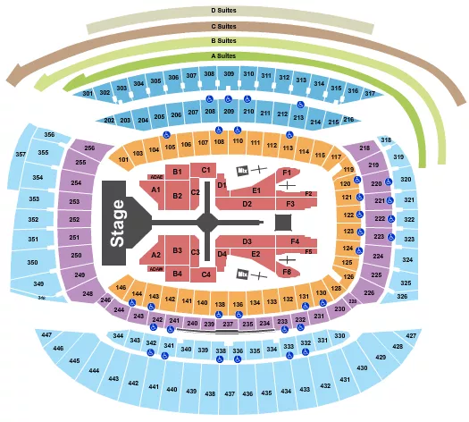 Soldier Field Seating Chart With Seat Numbers Soldier Field, Chicago