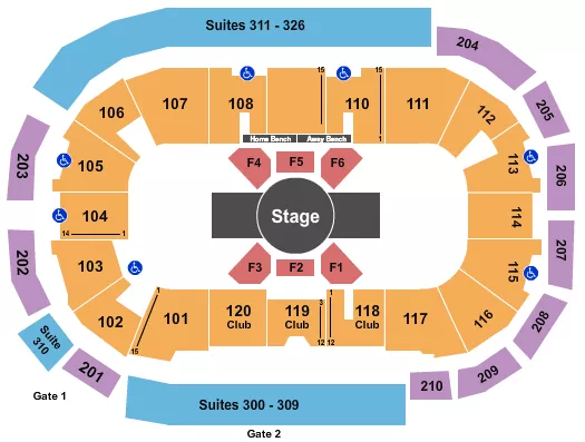 South Okanagan Events Centre Tickets & Seating Chart