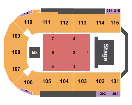 Tahoe Blue Event Center Tickets & Seating Chart - ETC