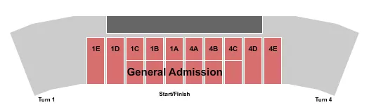 Texas Motor Speedway Seating Map