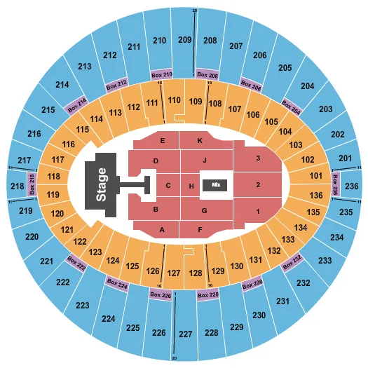 The Forum Tickets & Seating Chart - Event Tickets Center