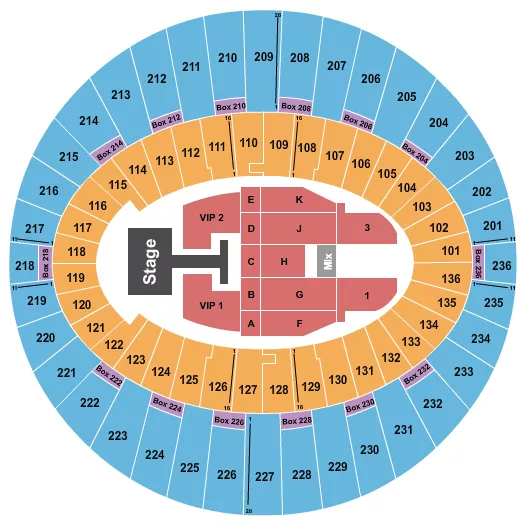 The Forum Tickets & Seating Chart - Event Tickets Center